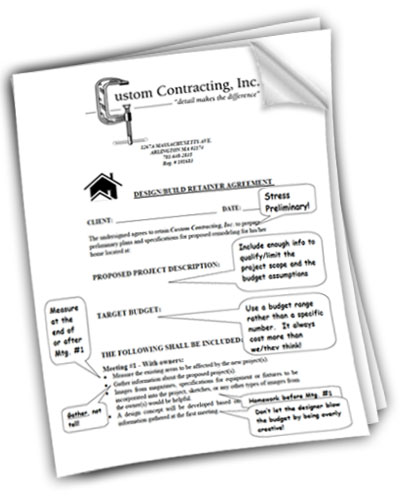 Download a Sample Design/Build Agreement from Shawn McCadden